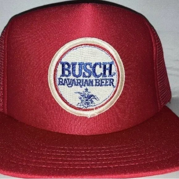 Accessories | Vintage Busch Bavarian Beers Snapback Trucker Hat Cap 8s ...